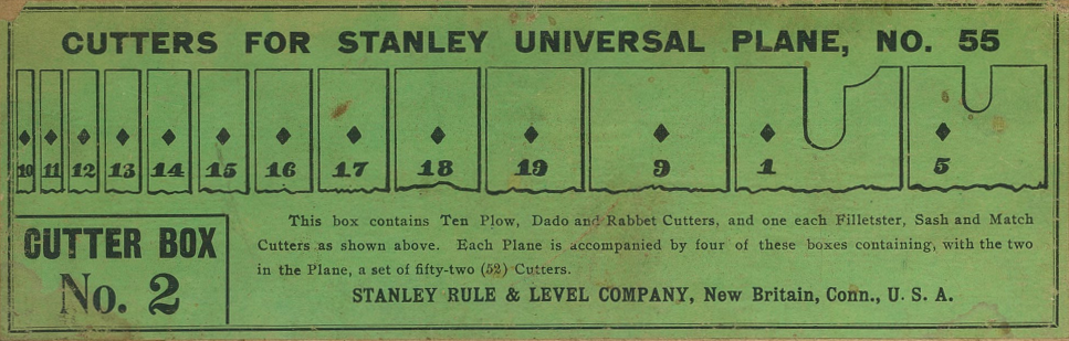 Stanley 55 Cutter boxes – Ch'Gans random bits and bobs